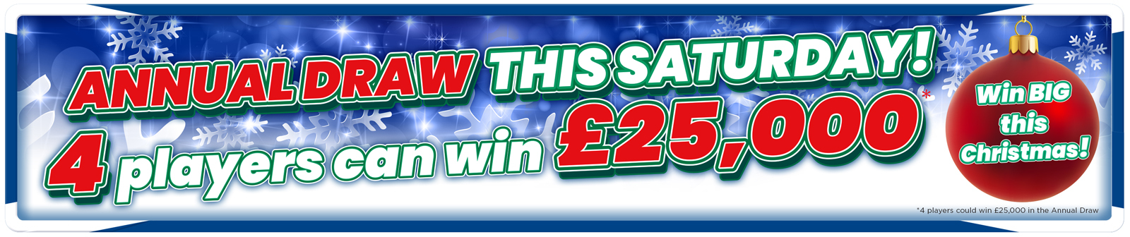 Scottish Children's Lottery - Annual Draw